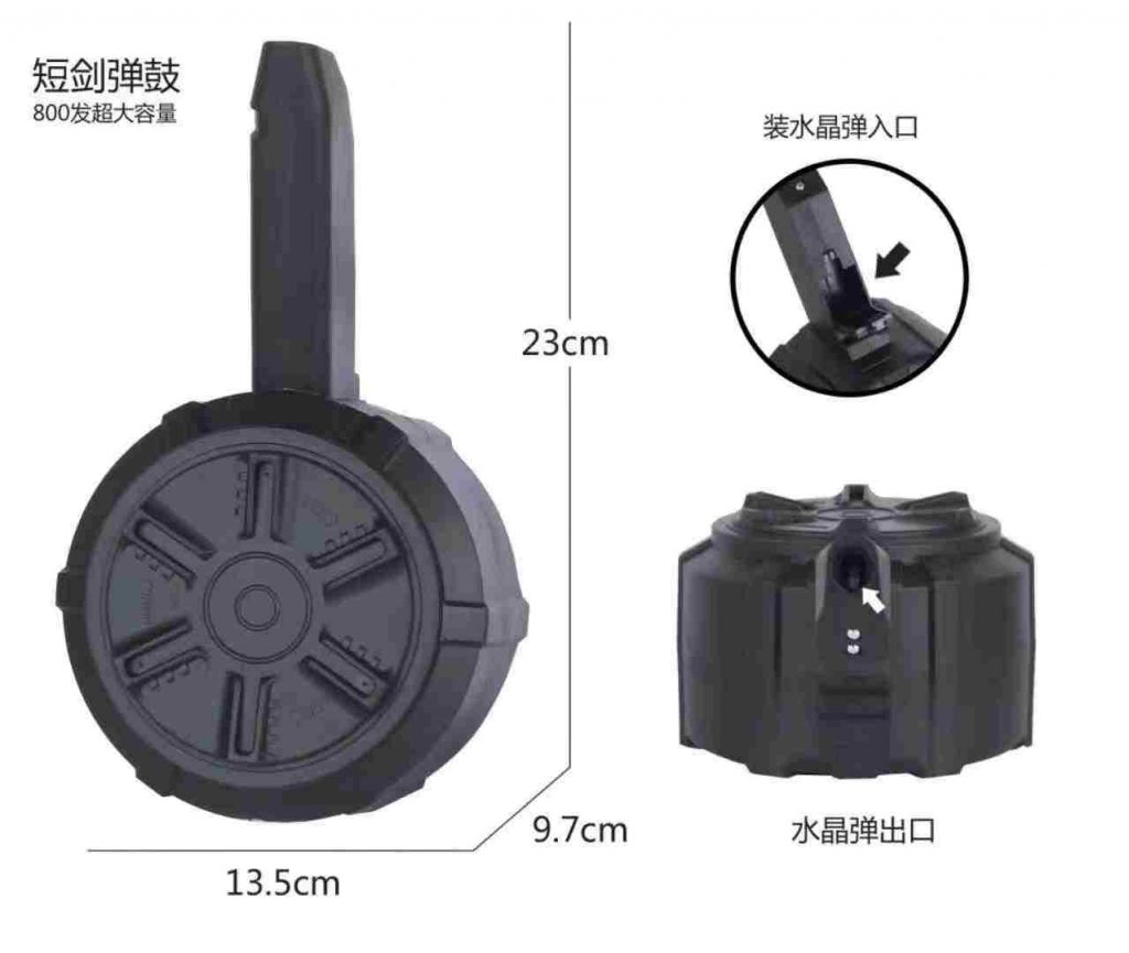 Nylon Drum Magazine for LH Kriss Vector V2 [CLEARANCE] - Renegade Blasters