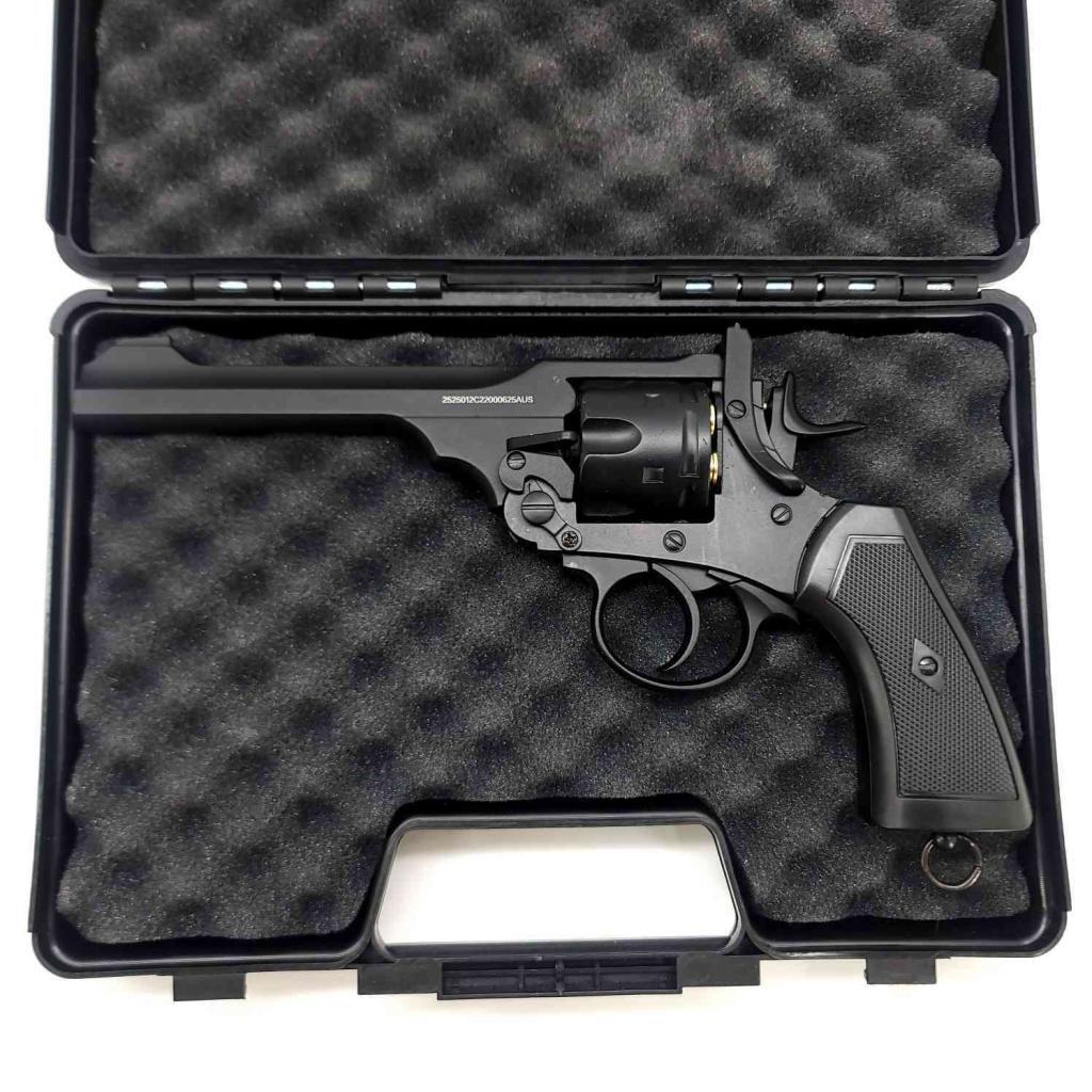 NWell WW2 Webley Mk IV .38/200 Revolver Gas Powered Metal Gel Blaster