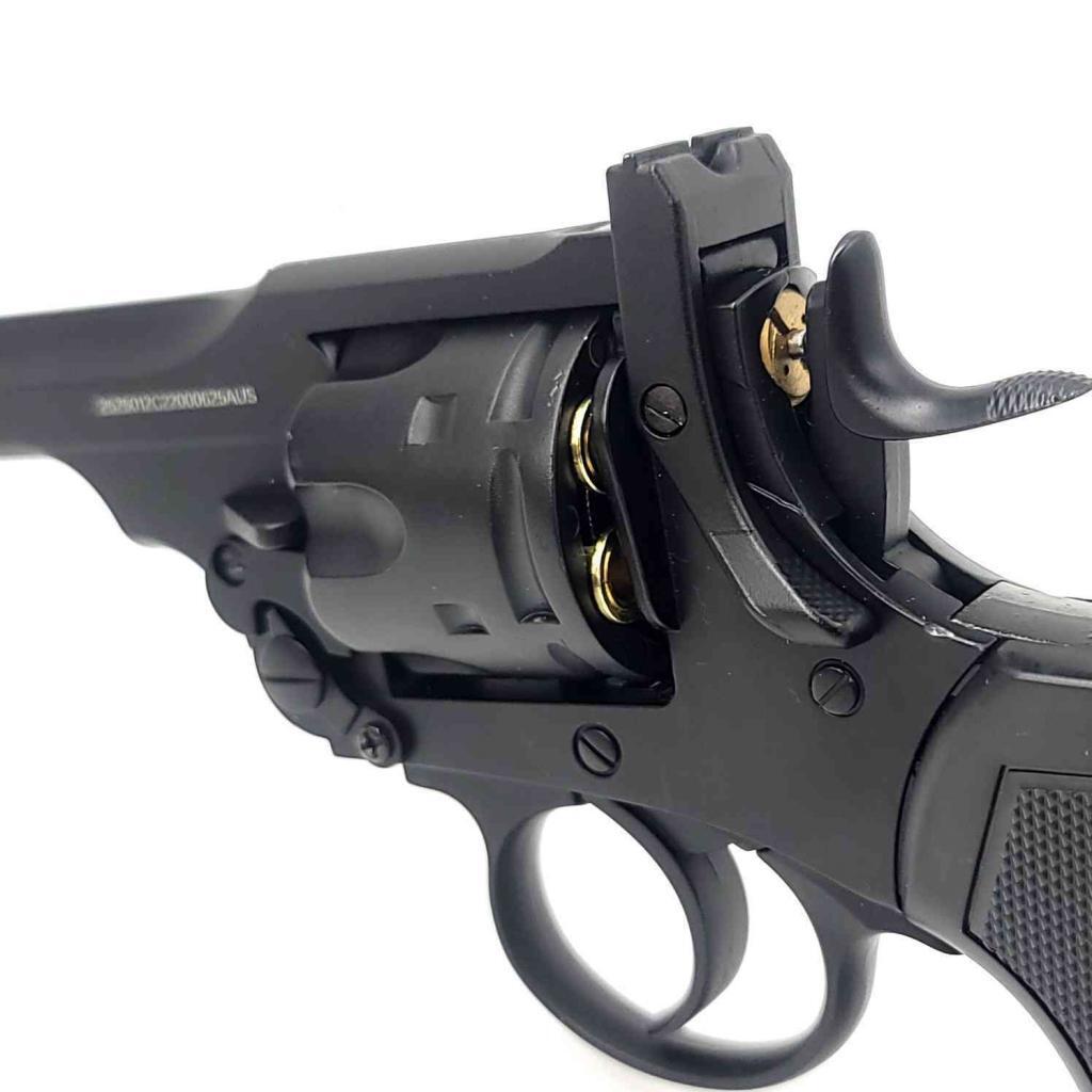 NWell WW2 Webley Mk IV .38/200 Revolver Gas Powered Metal Gel Blaster
