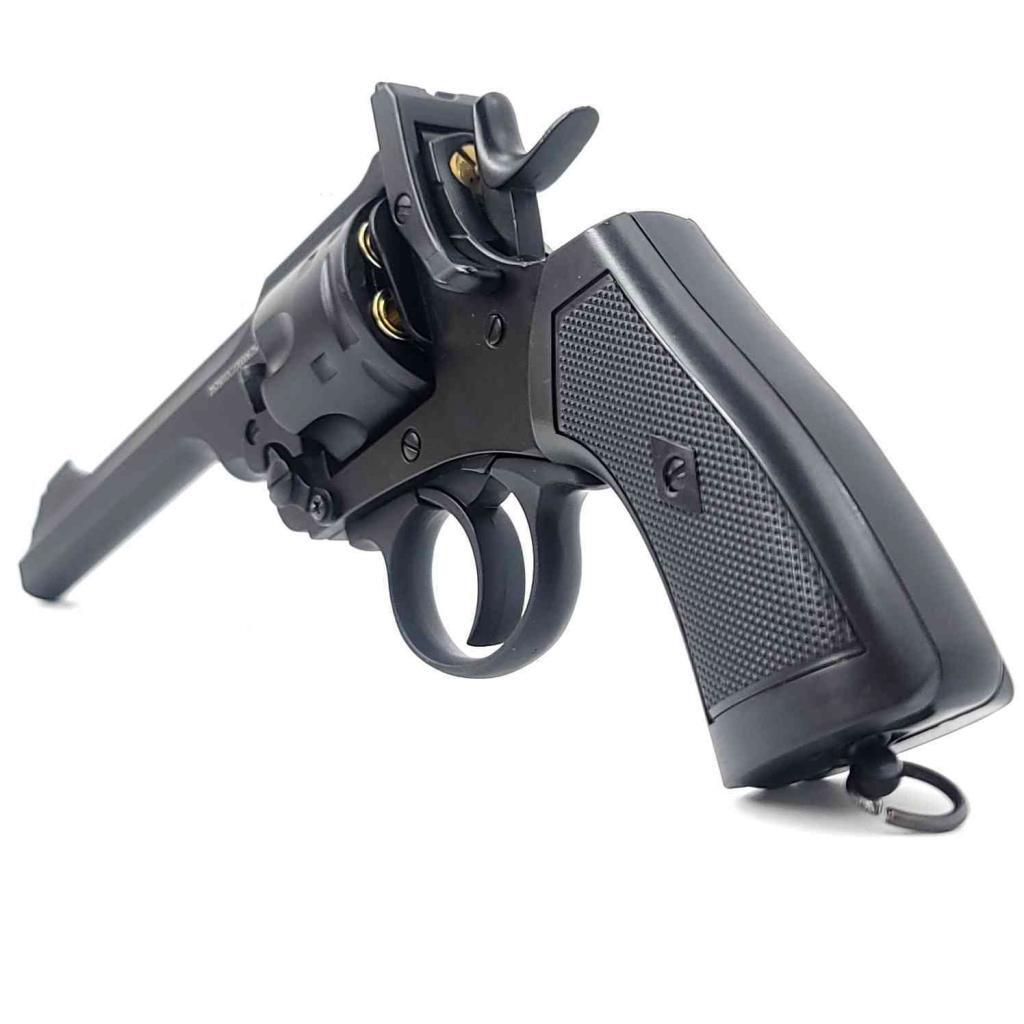 NWell WW2 Webley Mk IV .38/200 Revolver Gas Powered Metal Gel Blaster