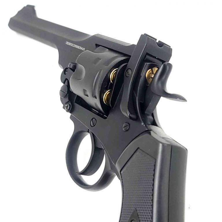 NWell WW2 Webley Mk IV .38/200 Revolver Gas Powered Metal Gel Blaster