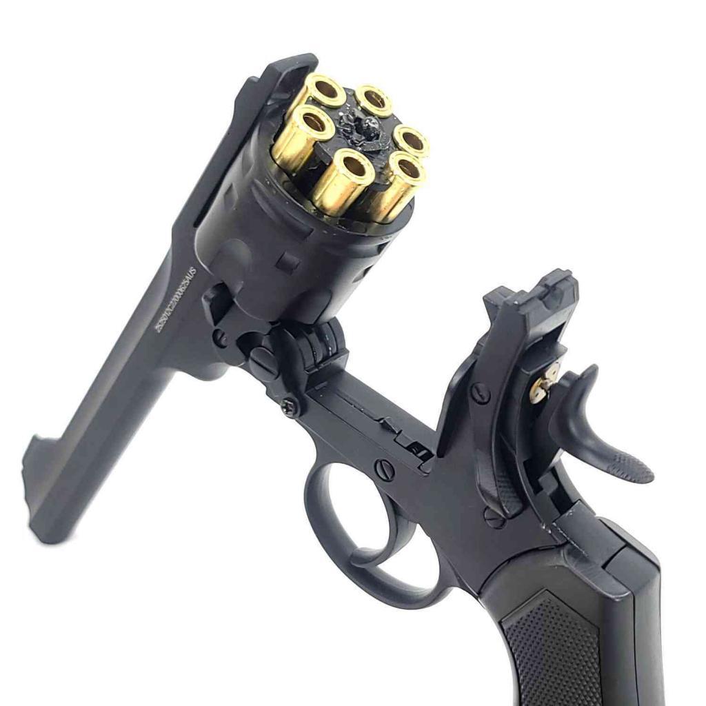 NWell WW2 Webley Mk IV .38/200 Revolver Gas Powered Metal Gel Blaster