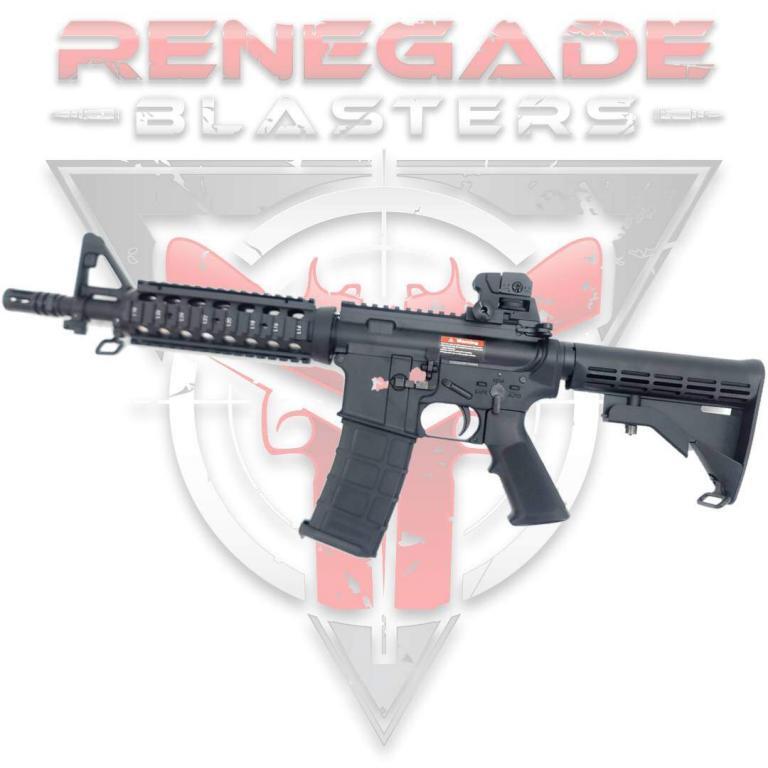 Golden Eagle MC6624M M4 CQB FULL METAL GAS POWERED BLOWBACK GEL BLASTER ...