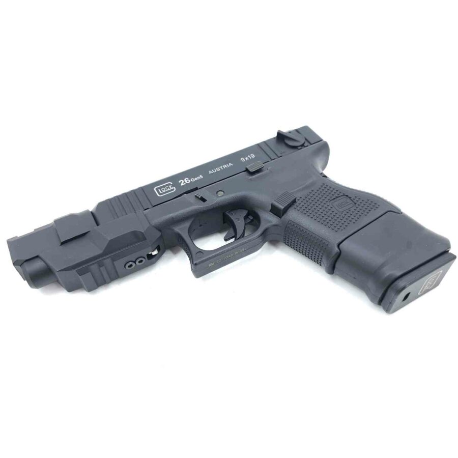DOUBLE BELL Glock 26 Gas Powered Gel Blaster 724 (Black)