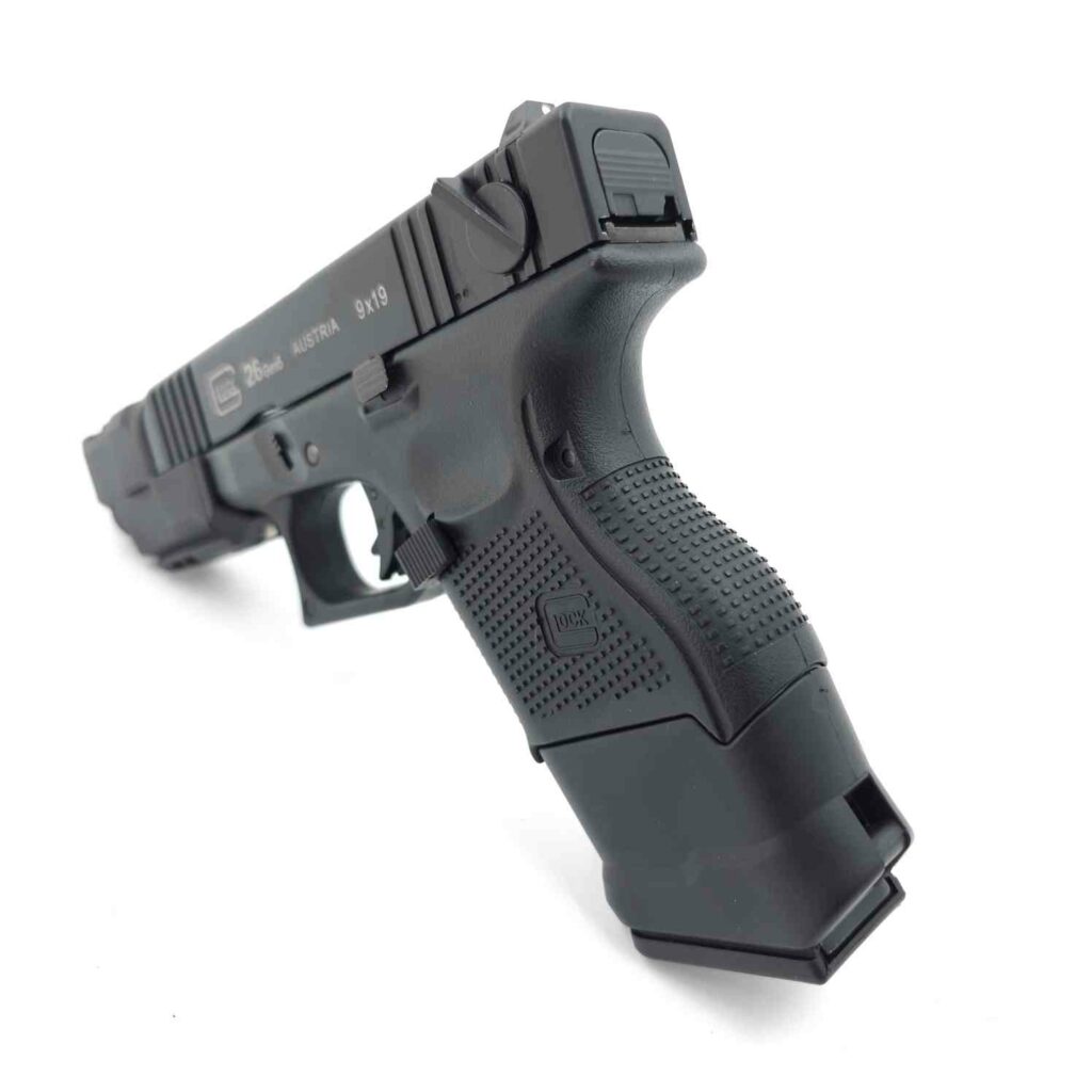 DOUBLE BELL Glock 26 Gas Powered Gel Blaster 724 (Black)