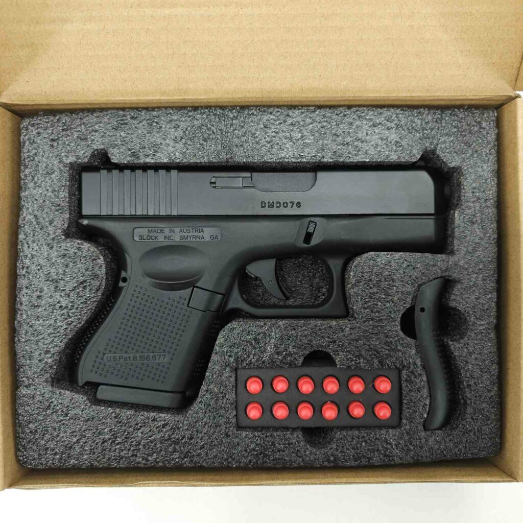 KELe METAL GLOCK G26 Compact Manual Gel Blaster [Black] - Renegade Blasters