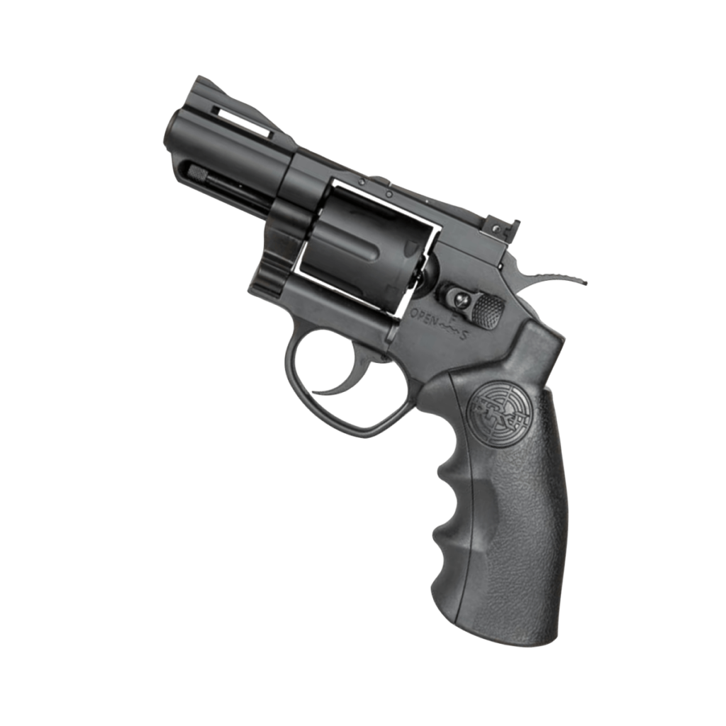 SRC Titan 2.5’ Gas Powered Revolver Gel Blaster [Black] - Renegade Blasters